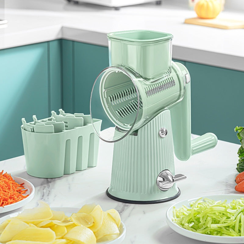 SliceMate™ 5-in-1 Hand Roller Vegetable Shredder – Véda Élégance